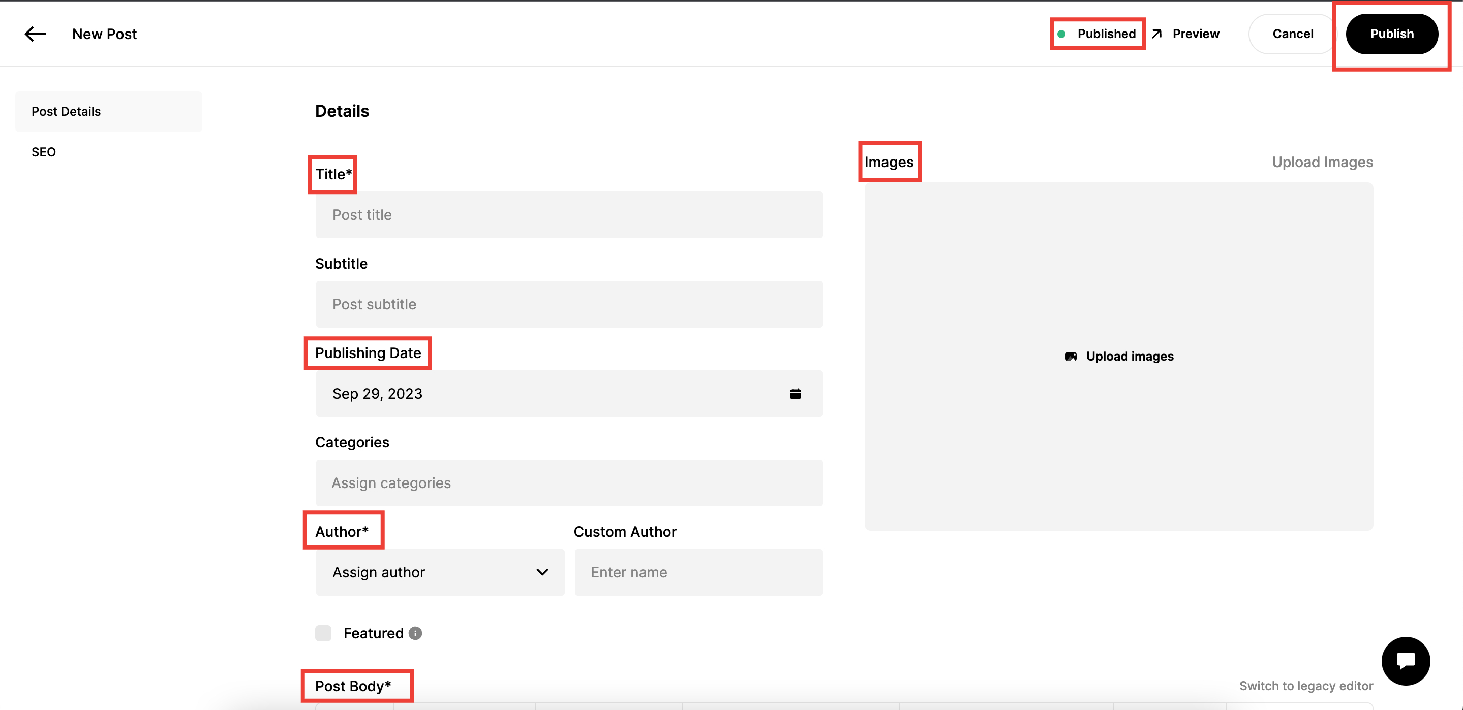 How to Add a New Blog Post | Luxury Presence Knowledge Base